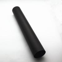 China Round Glossy 3K Carbon Fiber Tube High Strength Roll Wrapped CF Tubes for sale