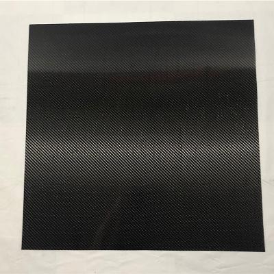China 3mm Aging Resistant Carbon Fiber Board 3K Twill Weave for sale