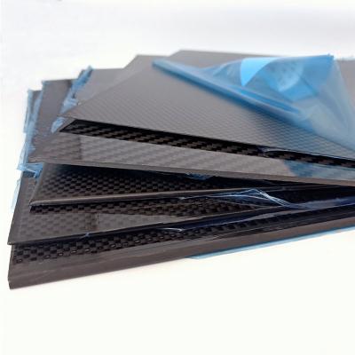 China Anti Ultraviolet Radiation Plain Pultrusion Carbon Fiber Plate High Pressure Resistance for sale
