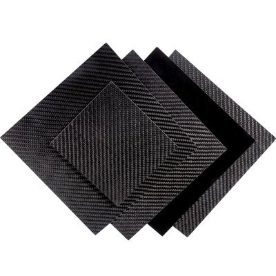 China 5mm X 600mm X 600mm Carbon Fiber Plate Sheet Twill Matte Surface for sale