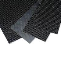 China High Modulus Custom Carbon Fiber Sheet Glossy Finish 500 x 500mm for sale