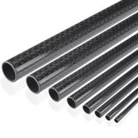 China Anti Ultraviolet Radiation Carbon Fiber Tube Roll Wrapped High Strength for sale
