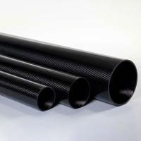 China 100% 3K Carbon Fiber Tube Lightweight For Automotive Construction for sale
