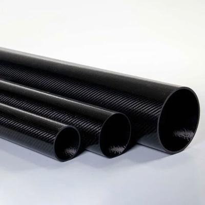 China 100% 3K Carbon Fiber Tube Lightweight For Automotive Construction for sale