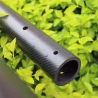 China 3k Glossy Twill Roll Wrapped Carbon Fiber Tube Multifunction For Building for sale