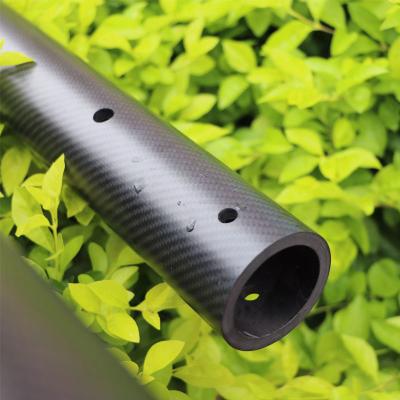 China 3k Glossy Twill Roll Wrapped Carbon Fiber Tube Multifunction For Building for sale