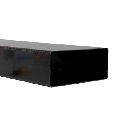 China 3K Flexibility Rectangular Carbon Fiber Tube High Pressure Resistance for sale