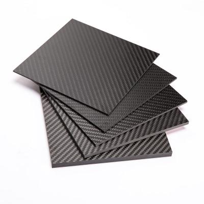 China CNC Machining Industrial Carbon Fiber Plate 3mm For Mud Flaps for sale
