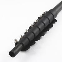 China 3K Carbon Fiber Telescopic Pole Rolled Wrapping CFR Nylon Clamp for sale