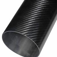 China High Precision Structural Carbon Fiber Tubes 180mm Diameter for sale