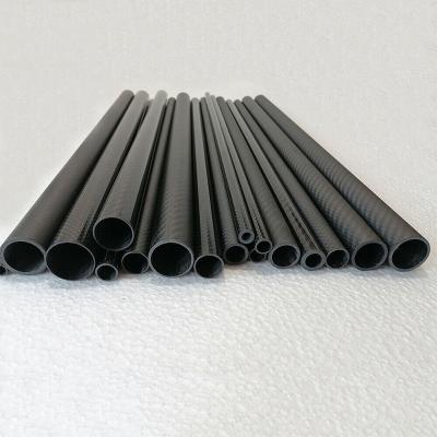China Strong Corrosion Resistance Carbon Fiber Tube 3/8″ 9.5mm X 300mm for sale