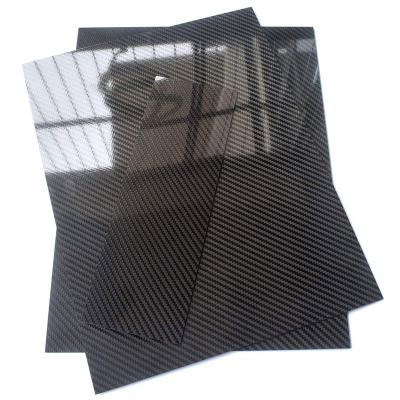 China Perforated Twill Glossy CFRP Plate Carbon Fiber Sheets for sale