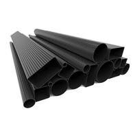China High Strength Low Weight Carbon Fiber Rectangular Tube UV Resistant for sale