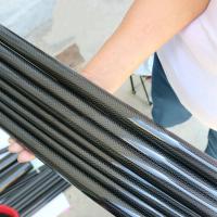 China Flexibility Custom Roll Wrapped Carbon Fiber Tube Twill / Plain Weave for sale