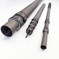 China High Precision 100% 3K Carbon Fiber Telescopic Tube Low Thermal Expansion for sale
