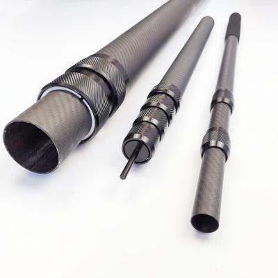 China High Precision 100% 3K Carbon Fiber Telescopic Tube Low Thermal Expansion for sale