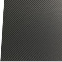 China 2 X 2 Twill 3K Woven Carbon Fiber Sheet High Strength 1mm for sale