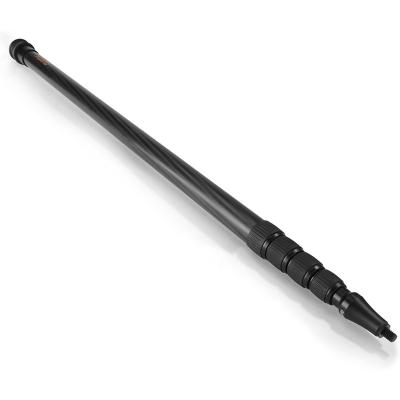 China Rolled Wrapping 3K Carbon Fiber Telescopic Tube Max Extend Near 2.0 Meters Long for sale