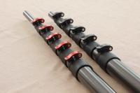 China Professional Carbon Fiber Telescopic Pole , Street Light 10 Meters Telescopic Pole for sale