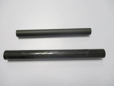 China 100% 3K Carbon Fiber Tubes Electromagnetism Property Anti Aging for sale