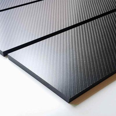China 100% Carbon Fiber Plate / Panel / Sheet 3K Twill Weave Glossy / Matte Surface 0.5 - 3mm for sale