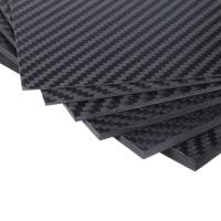 China Anti Aging Flexibility 3K Carbon Fiber Board 200x300mm 1mm To 5mm Thickness for sale