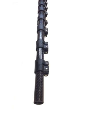 China Length 3.75m Carbon Fiber Telescopic Pole Windows Cleaning Waterfed Pole for sale