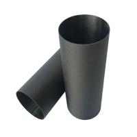 China Strong Thin Large Diameter Carbon Fiber Tube Light Weight 0 - 2000mm Length for sale