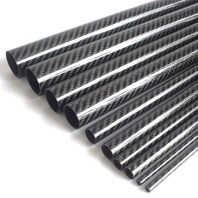 China Roll Wrapped Carbon Fibre Tubes Unbeatable Strength Superiority for sale