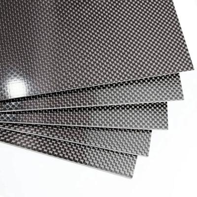 China High Performance 100% 3K Carbon Fiber Board Sheet Heat Resistant for sale