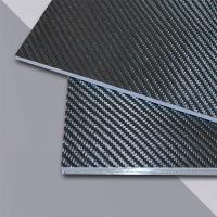 China Glossy Surface Exquisite 3K Carbon Fiber Sheet For Aerospace Automotive for sale