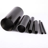 China UV Resistant 100% 3K Carbon Fibre Tube Low Thermal Conductivity for sale