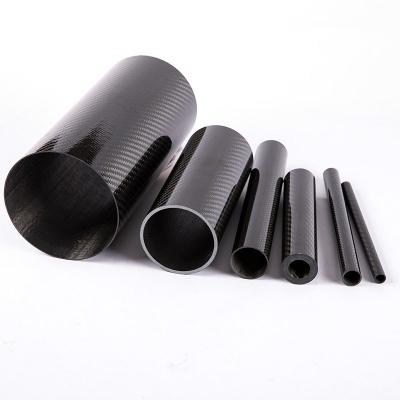 China UV Resistant 100% 3K Carbon Fibre Tube Low Thermal Conductivity for sale