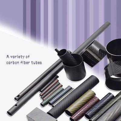 China High Hardness Matte Finish Carbon Fiber Tube Low Thermal Expansion for sale