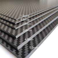 China Low Density High Strength Carbon Fiber Sheet Light Weight Rigidity for sale