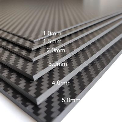 China Low Density High Strength Carbon Fiber Sheet Light Weight Rigidity for sale
