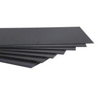China Light Weight Glossy / Matte 100% 3K Carbon Fiber Sheet Customized Size for sale