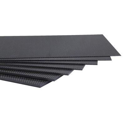 China Light Weight Glossy / Matte 100% 3K Carbon Fiber Sheet Customized Size for sale