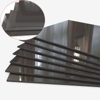 China Lightweight High Glossy 3K Carbon Fiber Sheet Excellence Premium for sale