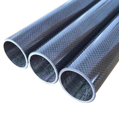 China 100% 3K Thick Wall Carbon Fiber Tube Non-Magnetic Or Electromagnetic for sale