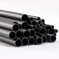 China 100% Customized Size Carbon Fiber Round Tubes 3K Glossy Twill Surface for sale