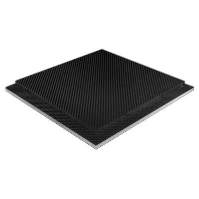 China High Strength Durable Light 3K Carbon Fiber Board Composite Sheet 500mmx500mm for sale