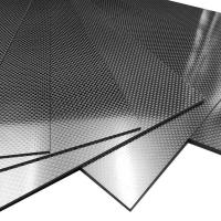 China OEM High Strength 100% 3K Carbon Fiber Sheet Plain Weave Glossy Or Matte for sale