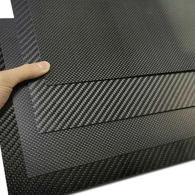 China Plain / Twill Weave Glossy/ Matte Finish Carbon Fiber Plate 3K Carbon Fiber Sheet 4X8 for sale