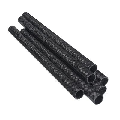 China Customized Multiple Purpose Roll Wrapped Carbon Fiber Tube / Tubing / Pipe / Rod for sale