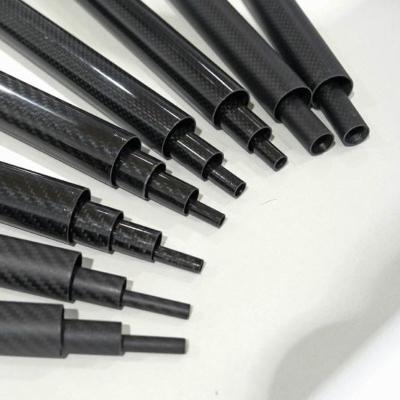 China Multiple Diameters High Precision Carbon Fiber Telescopic Tube 20 X 18 X 2000mm for sale