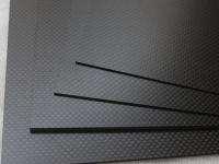 China 100% 3K Carbon Fiber Laminate Plate Twill Weave Panel Sheet 1.5MM Thickness Matte Finish for sale
