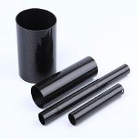 China 100% 3K Roll Wrapped Carbon Fiber Tubing UV Resistant Low Thermal Conductivity for sale