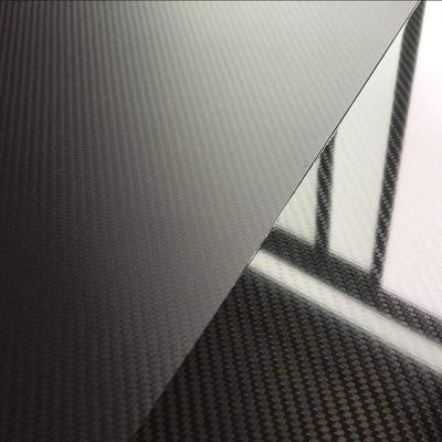 China Twill Matte Finish 3K Carbon Fiber Laminate Sheet Strong Corrosion Resistance for sale