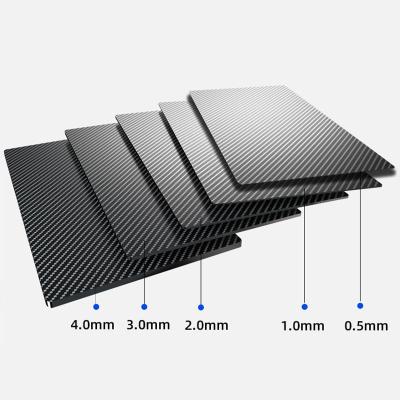 China Waterproof High Strength Carbon Fiber Sheet Customized Sizes Various Color for sale